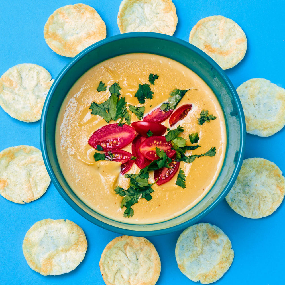 Creamy Cashew Queso Dip - Popchips
