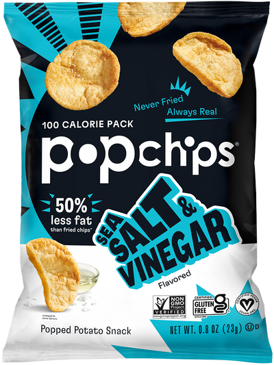 sea salt & vinegar | popchips potato chips