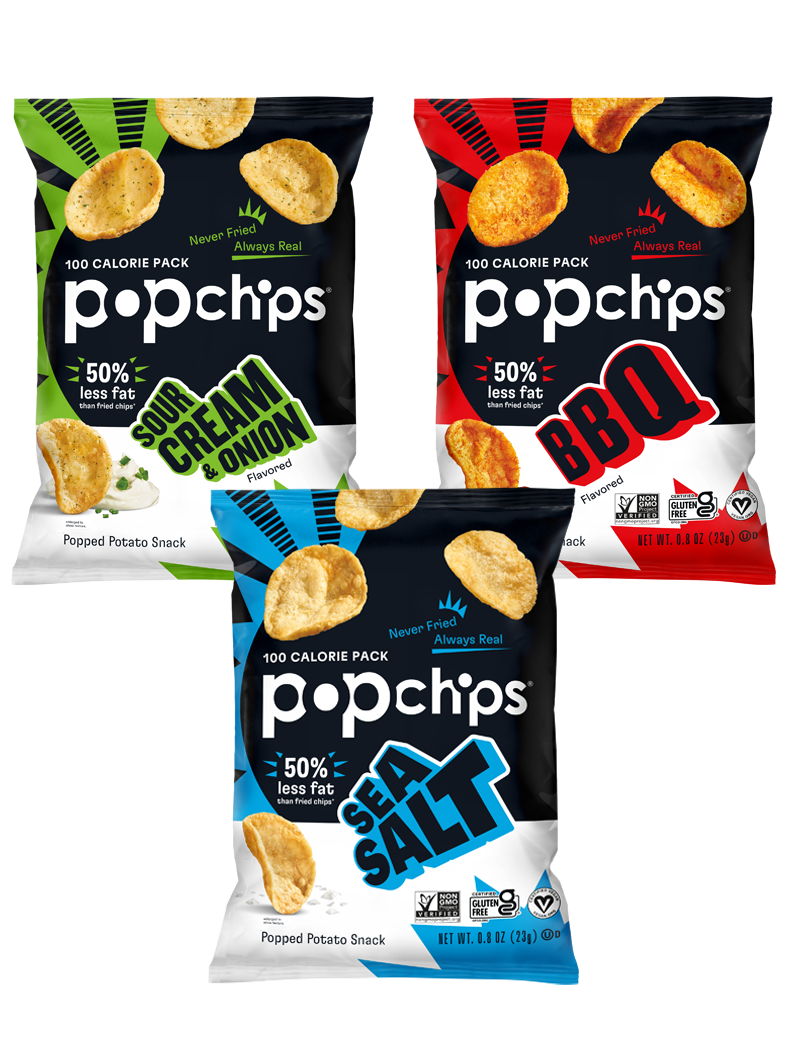 Santa Hat Snacks - popchips